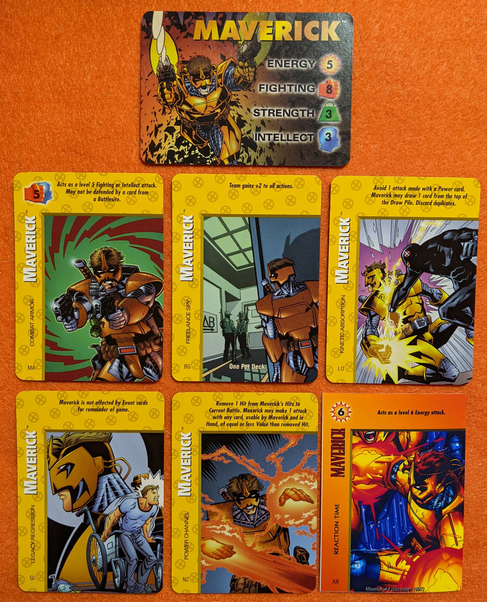 MAVERICK SET - X-Men character, 5 specials, 1 bonus) – theOrangeKing Collectibles