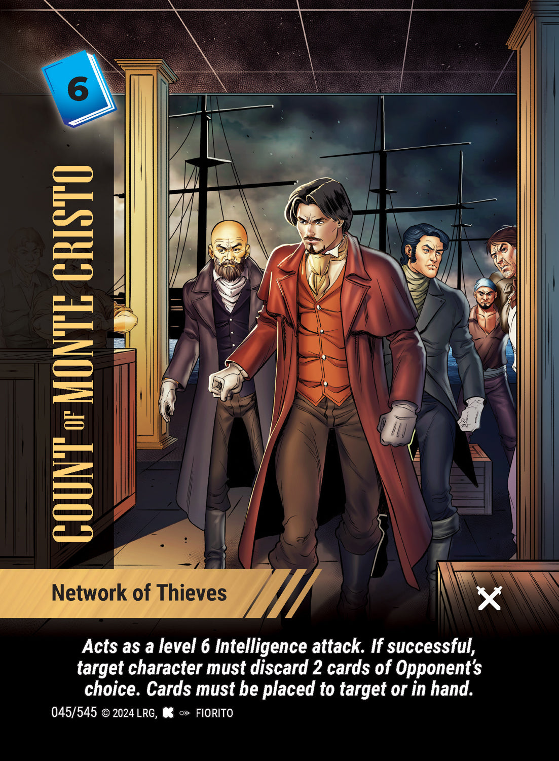 Marvel Overpower Count of Monte Christo Network of Thieves foil #045F ...