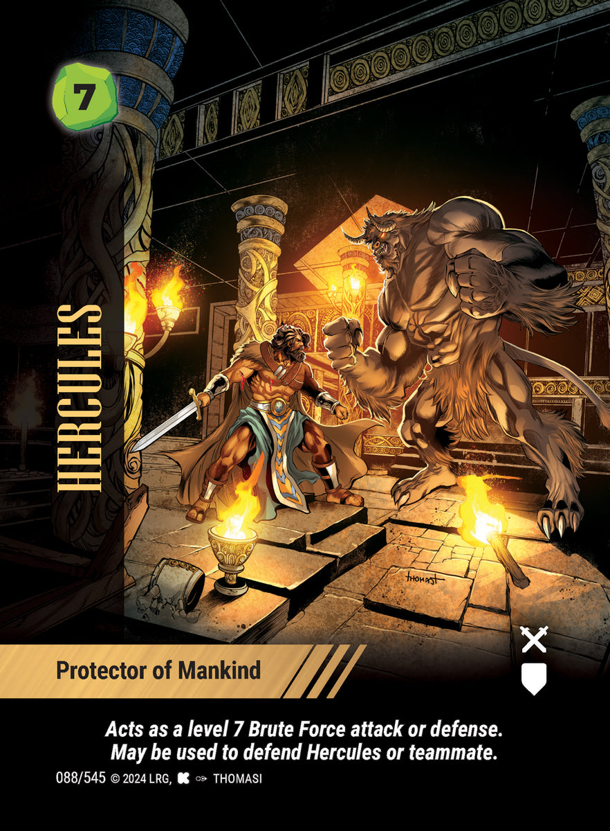 Marvel Overpower Hercules Protector of Mankind WLKS LRG ERB ...