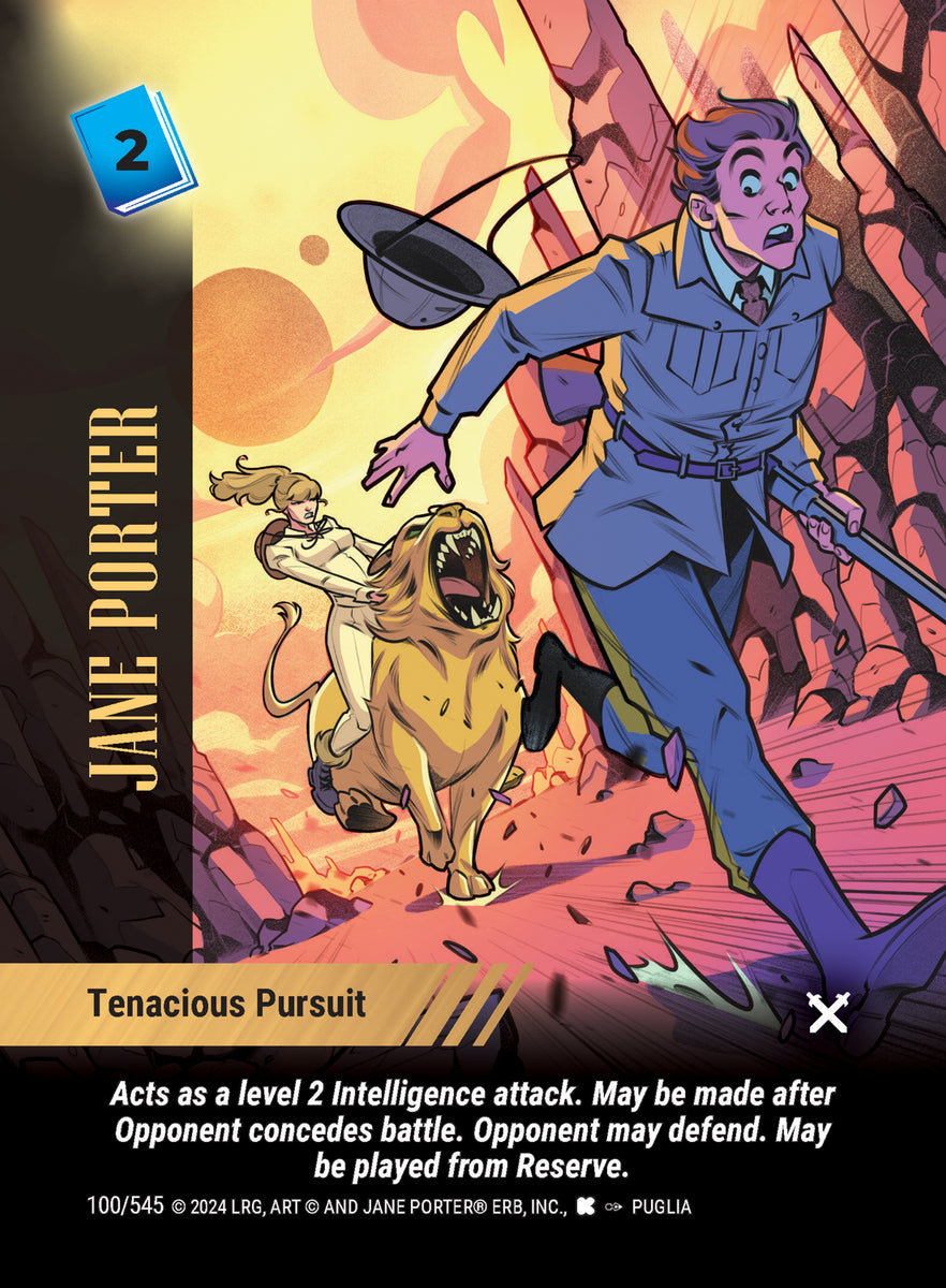 Marvel Overpower Edgar Rick Burroughs/World Legends - LRG ...