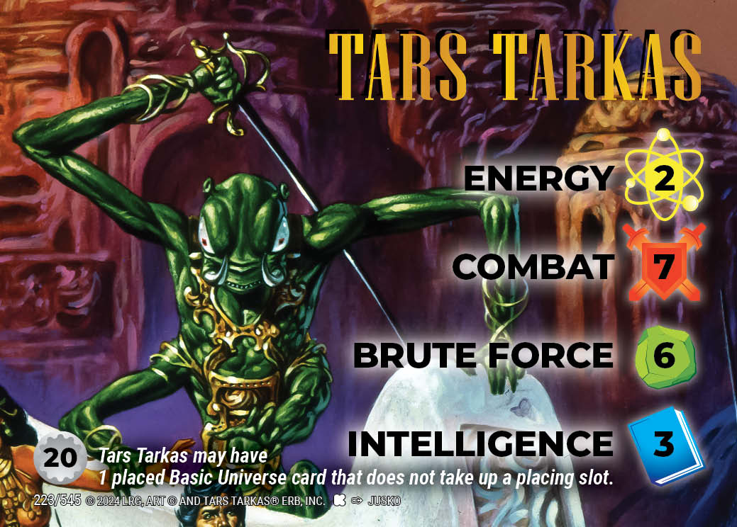Marvel Overpower Tars Tarkas WLKS character - ERB LRG – theOrangeKing ...