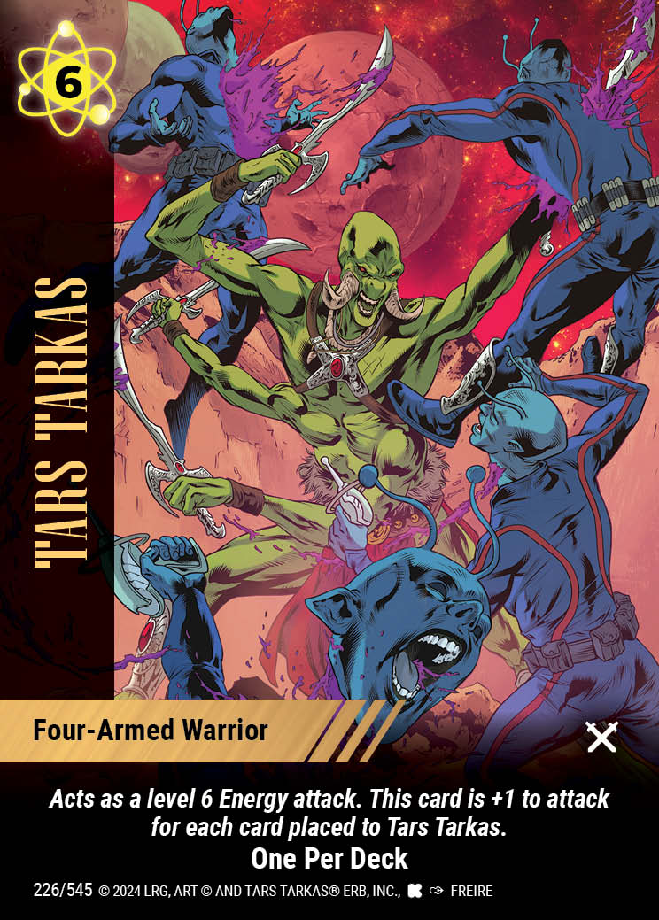 Marvel Overpower Tars Tarkas Four-Armed Warrior - WLKS ERB LRG ...