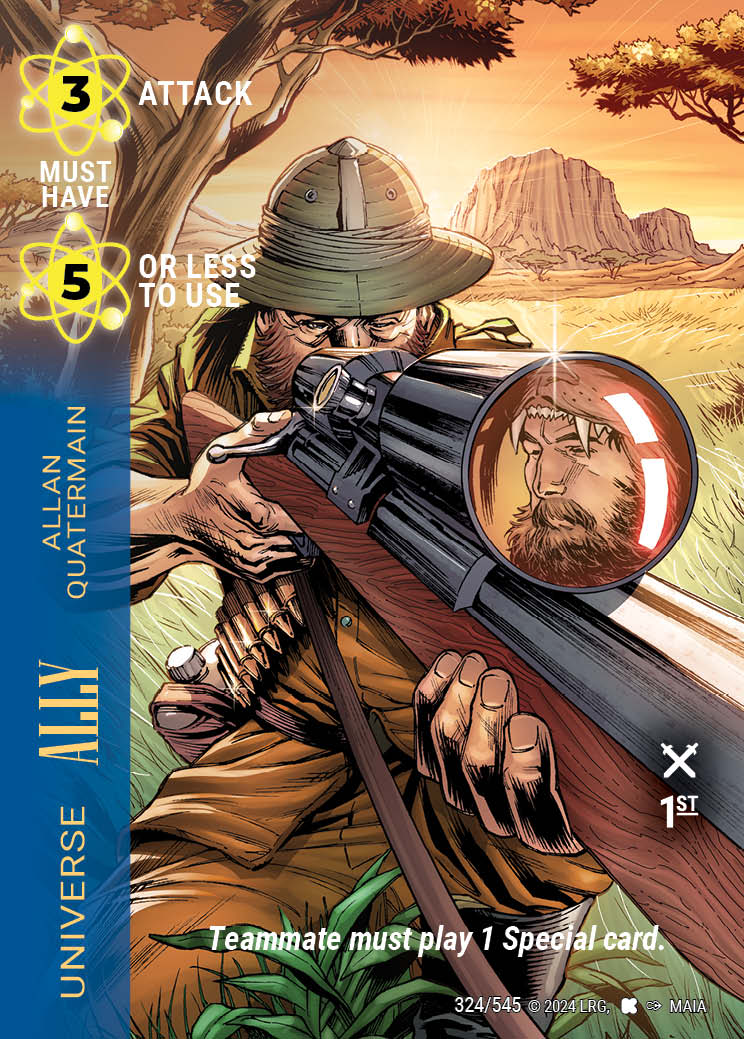 Marvel Overpower Edgar Rick Burroughs/World Legends - LRG ...