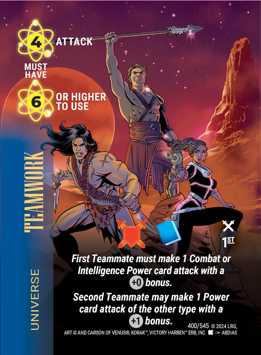 Marvel Overpower Edgar Rick Burroughs/World Legends - LRG ...