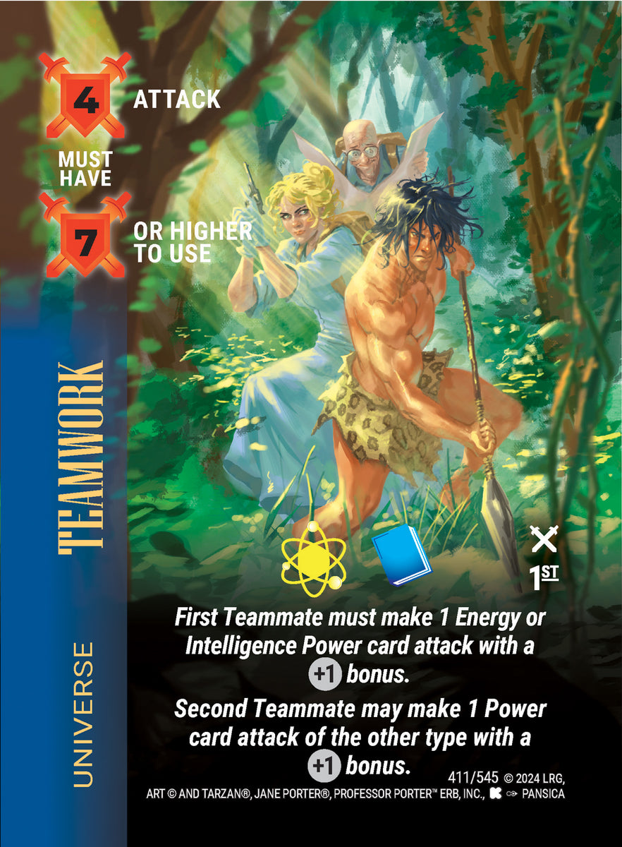 Marvel Overpower Edgar Rick Burroughs/World Legends - LRG ...
