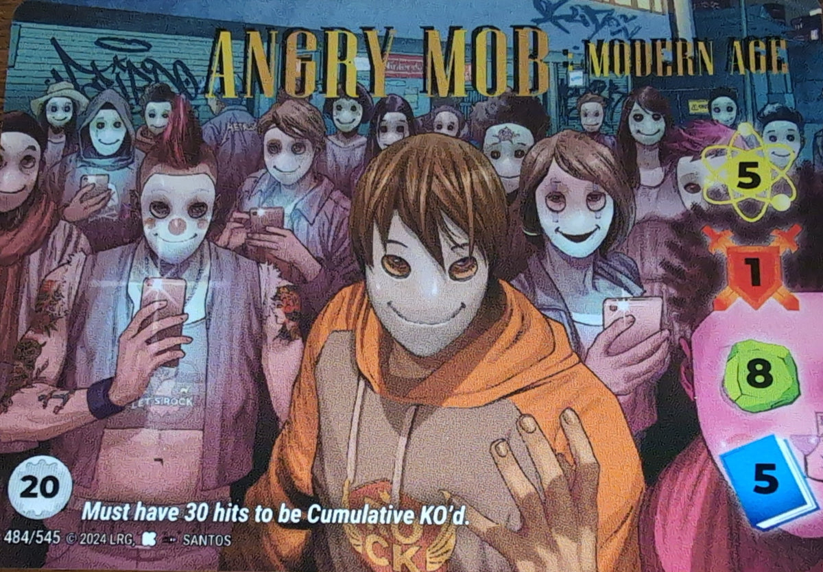 Marvel Overpower Angry Mob Modern Age character Ultra Rare Alt Art 484 ...