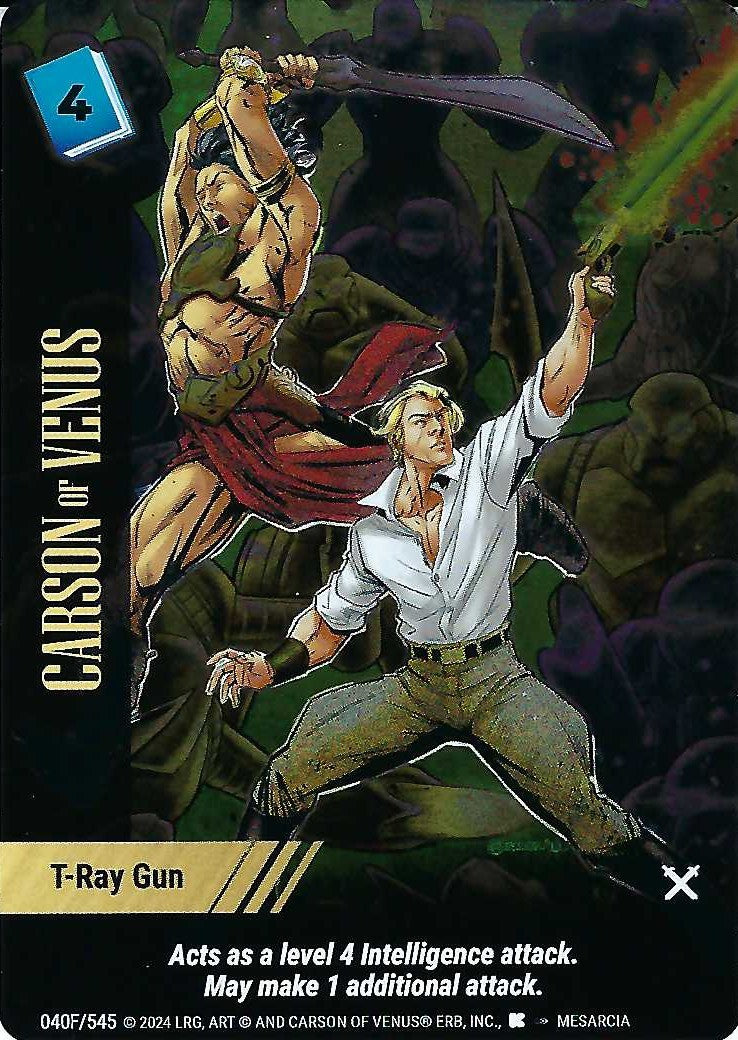 Marvel Overpower Carson of Venus T-Ray Gun foil - WLKS - #040F ...