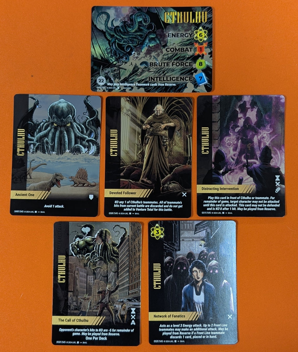 Marvel Overpower Cthulhu Foil WLKS Stack - character, 5 specials ...