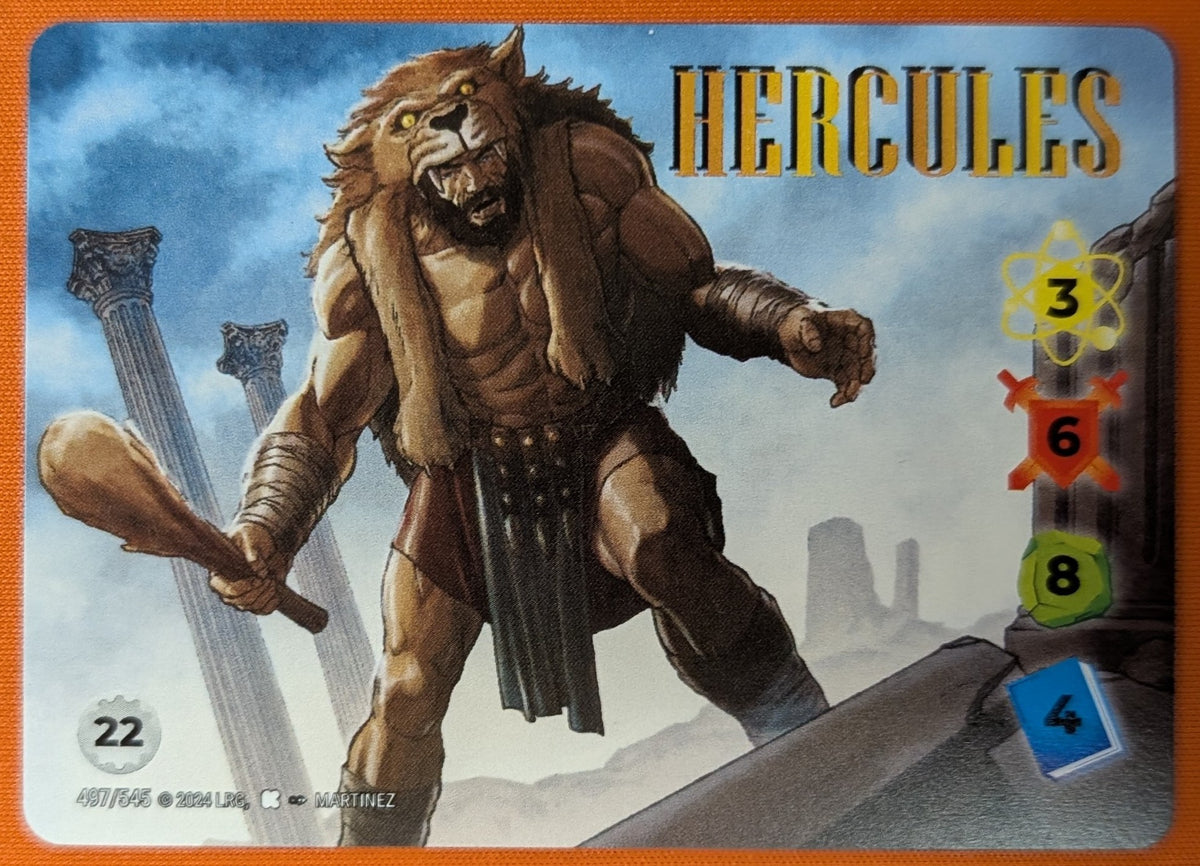 Marvel Overpower Hercules Alt Art character #497 - WLKS ERB LRG ...