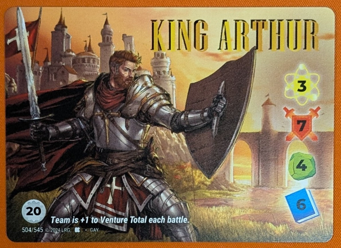 Marvel Overpower King Arthur Alt Art character #504 - WLKS ERB ...