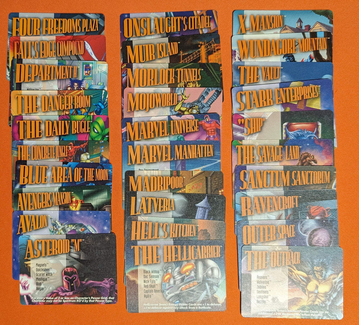 Marvel Overpower Monumental LOCATION SET (30) – theOrangeKing Collectibles