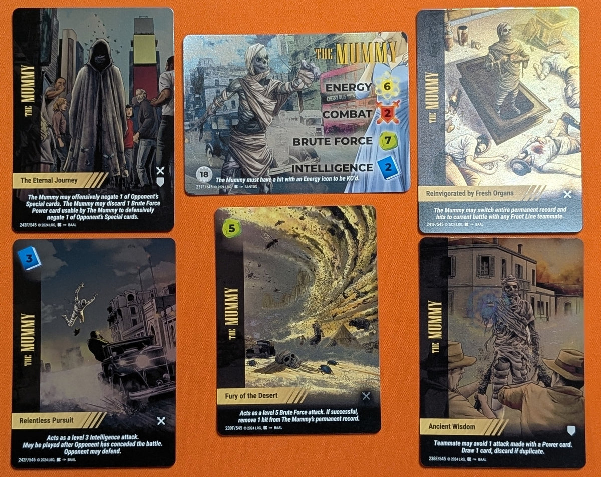 Marvel Overpower Mummy FOIL STACK - character, 5 specials ...