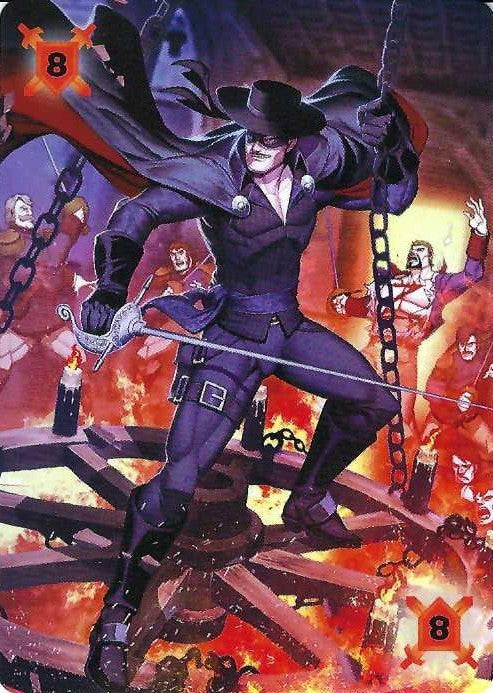 Marvel Overpower POWER - 8 Fighting/Combat - World Legends - Zorro (non ...