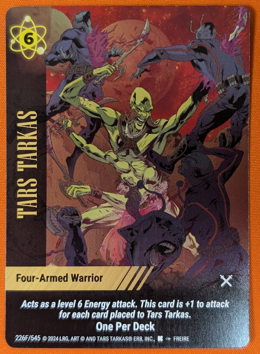 Marvel Overpower Tars Tarkas Four-Armed Warrior FOIL - WLKS ERB LRG ...