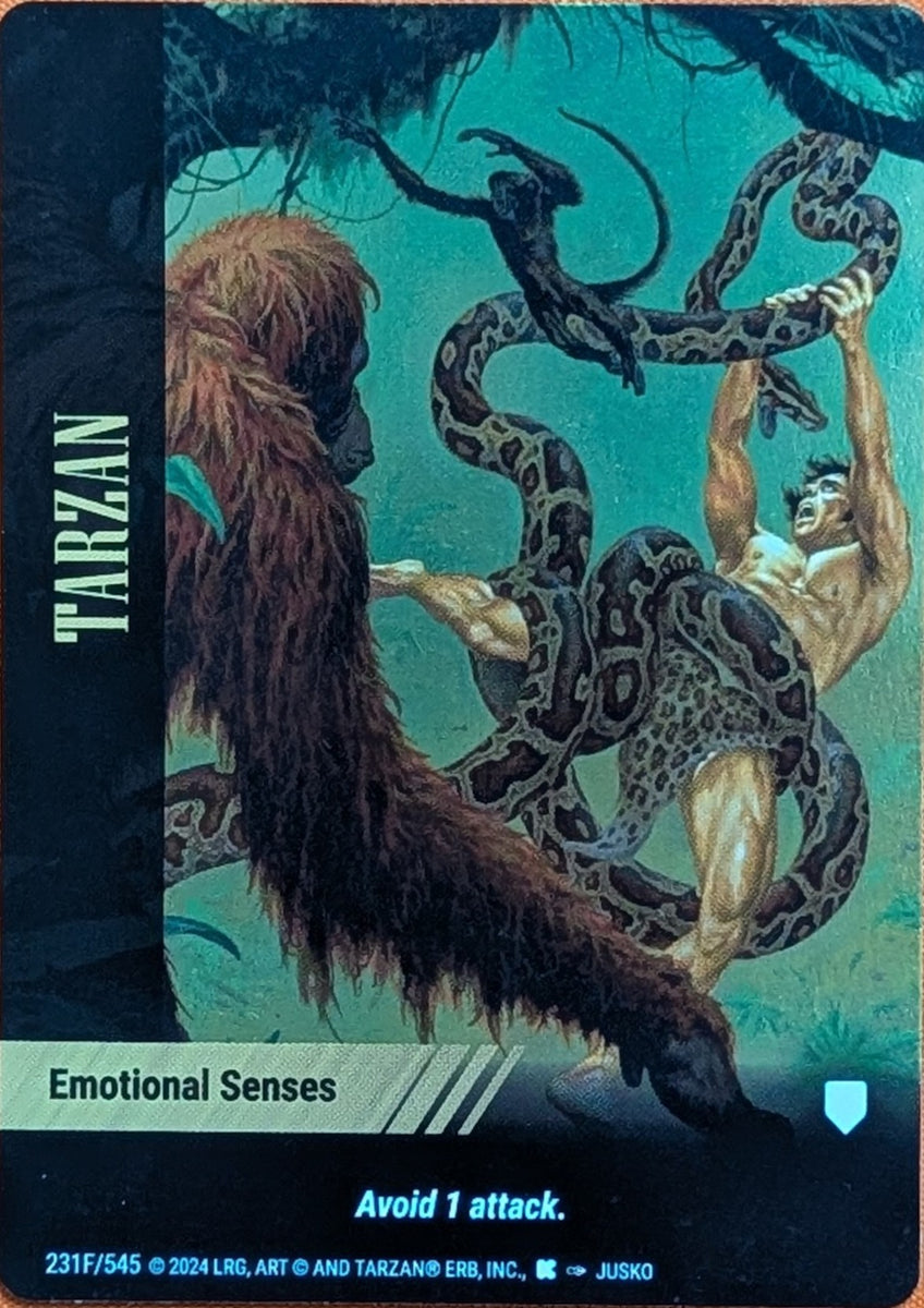 Marvel Overpower Tarzan FOIL Emotional Senses #531F - Jusko art ...