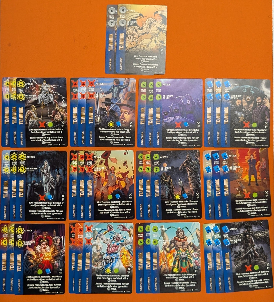 Marvel Overpower Teamwork WLKS SET 38 World Legends/ERN LRG ...