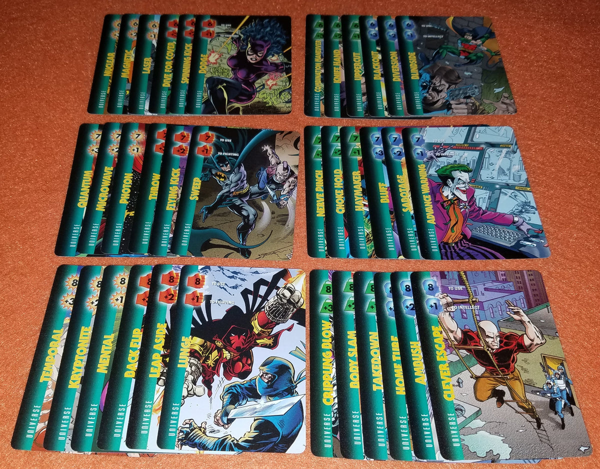 Marvel Overpower UNIVERSE BASIC DC SET (36) – theOrangeKing Collectibles