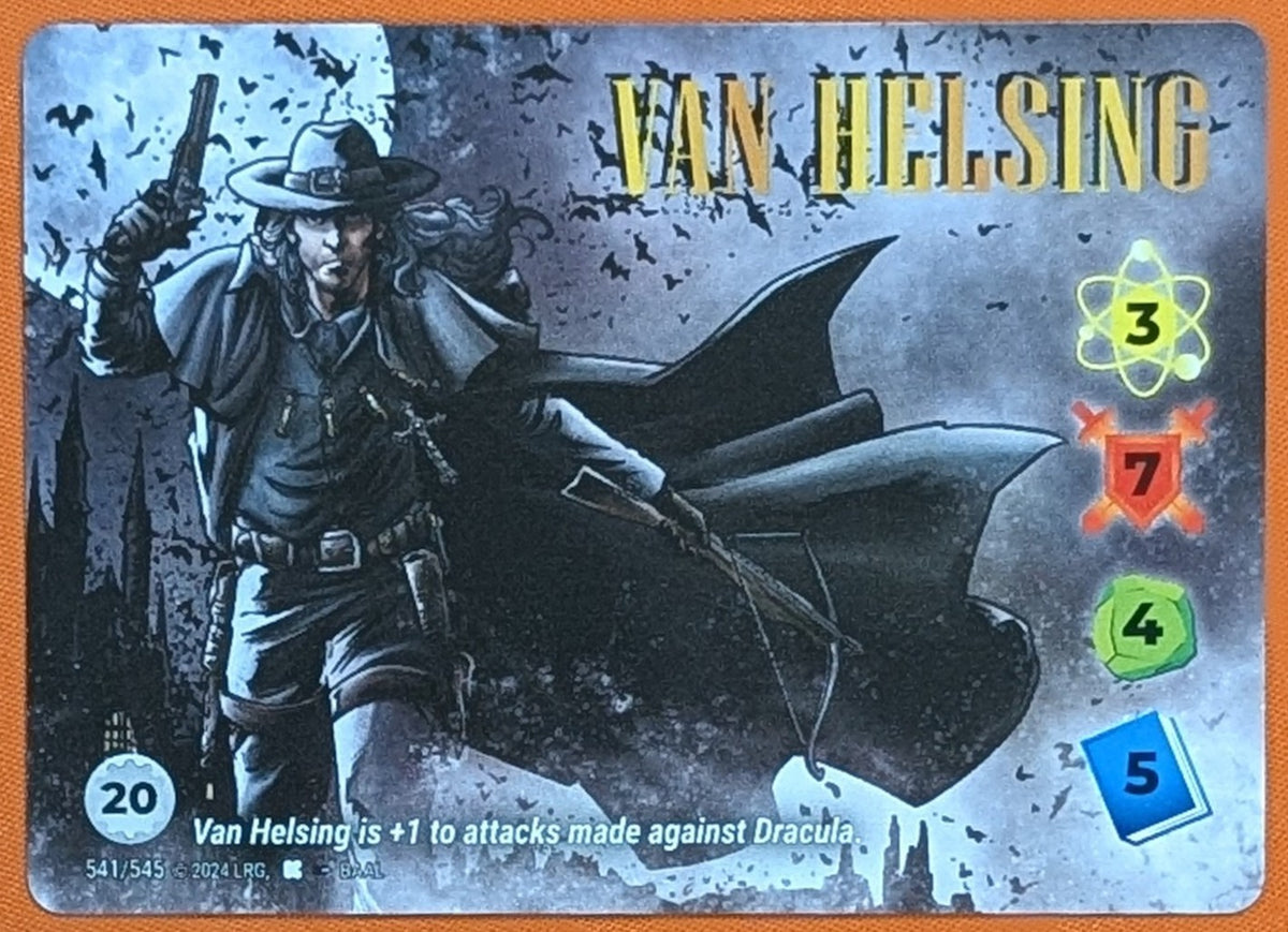 Marvel Overpower Van Helsing Alt Art WLKS character #541 Prize Pack ...