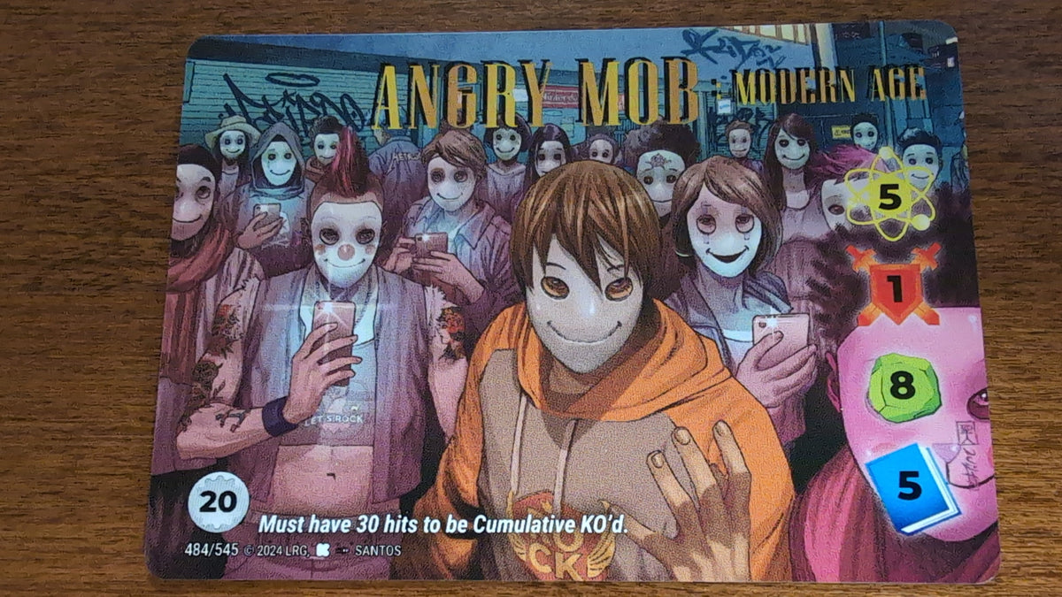 Marvel Overpower Angry Mob Modern Age character Ultra Rare Alt Art 484 ...