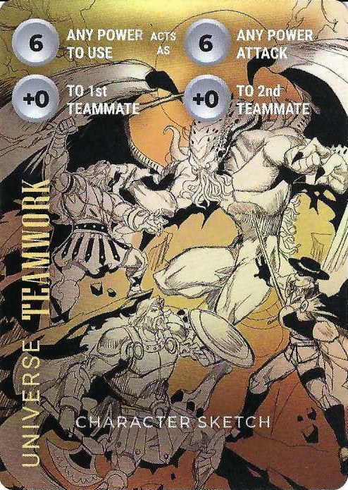 Marvel Overpower World Legends 6 Any Power Teamwork non-foil promo ...