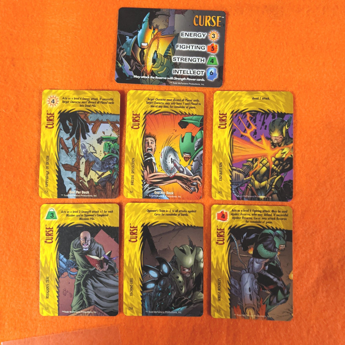 CURSE SET (character, 6 specials) – theOrangeKing Collectibles