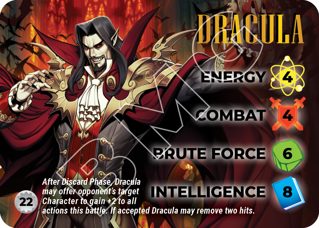 Marvel Overpower- Dracula - World Legends character (non-foil ...