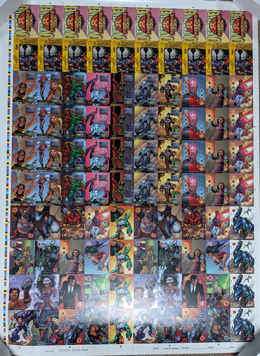 Image Overpower Uncut Sheet - Spawn, Legion Membership, Power, Events ...