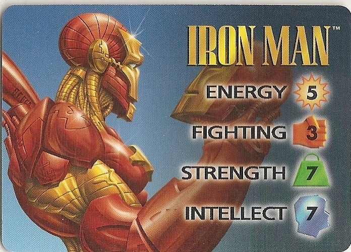 Marvel Overpower IRON MAN IQ Character – theOrangeKing Collectibles
