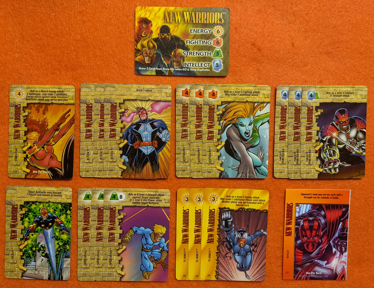 Marvel Overpower NEW WARRIORS PLAYER - Monumental character, 17 ...