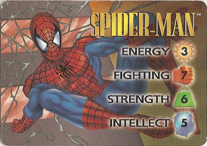 Marvel Overpower SPIDER-MAN IQ character - Very Rare – theOrangeKing ...